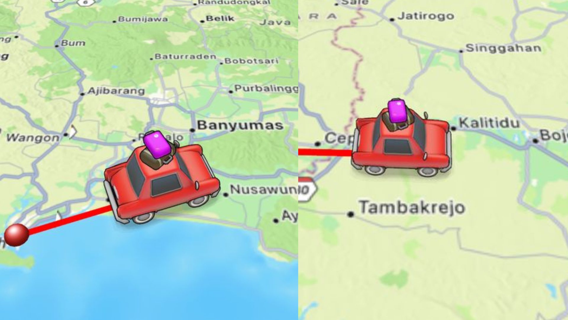 Gratis, Cara Buat Map Mudik Viral Lebaran 2025: Bisa Muncul Animasi ...
