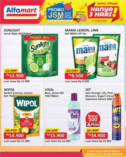 Promo JSM Weekend Terbaru 11-13 April 2025 di Alfamart, Indomaret, dan ...